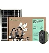 Green Feathers Battery Powered Solar Bird Box Camera With Wi-Fi ...