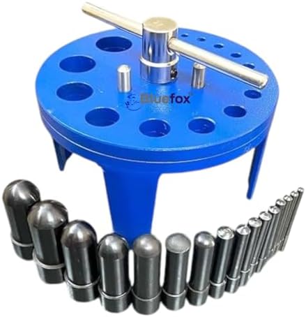 BLUEFOX TOOLS The Gasket Punch Table Set 6-38mm - Easy Hole Punching ...