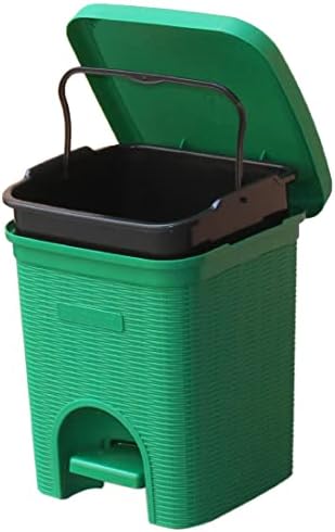 CELLO Classic Plastic Pedal 12 Liters, DustBin with Lid Plastic Garbage ...