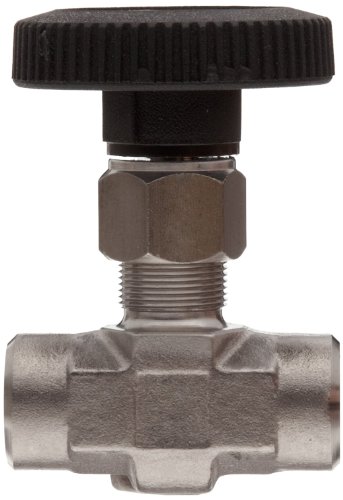 Parker 316 Stainless Steel Inline Process Needle Valve with PTFE Stem ...