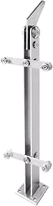Amazon.com: SOFERI Sturdy Handrails for Outdoor Steps Glass Clamp ...