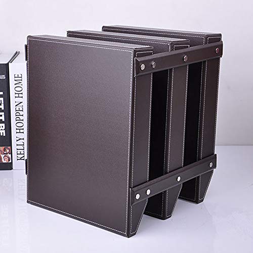 Snapklik.com : Very Sturdy 3 Tier Leather Desk File Rack For Office ...