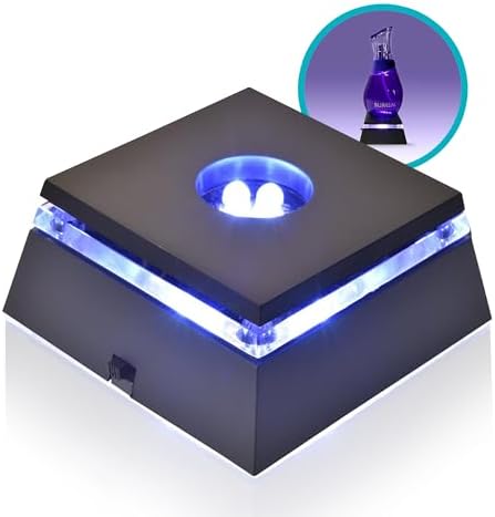 Amazon.com: ERWEI LED Light Base for Crystal 3D Glass Art Colorful ...