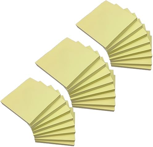 3 x 3 Inches Classics Yellow Sticky Notes,Self-Stick Memo Pads Its ...