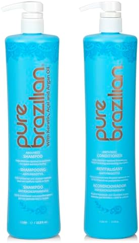 Amazon.com : Pure Brazilian - Anti-Frizz Shampoo and Conditioner with ...