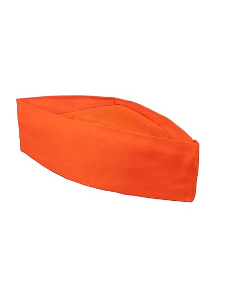 Buy CRAFT WORLD Orange Topi Cotton Authentic Gandhi Topi/Traditional ...