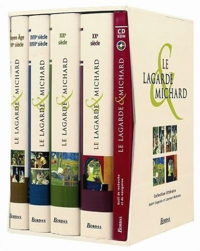 Lagarde et Michard Coffret en 4 volumes : Tome 1, Moyen Age-XVIe siècle ...