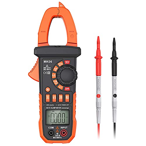 Amazon: Digital Clamp Meter Multimeter 4000 Counts Auto-ranging AC/DC ...