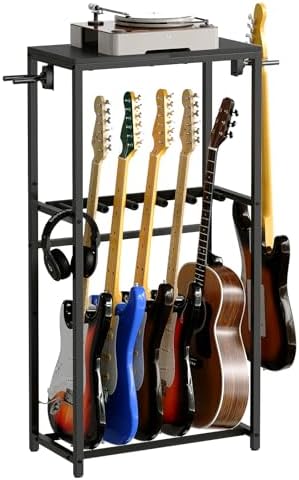 Amazon.com: STRICH Multiple Guitar Case Rack Stand, Hardwood Folding ...