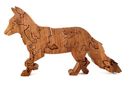 Amazon.com: Wooden Fox Puzzle : Handmade Products