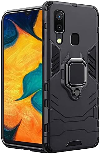 TheGiftKart Tough Armor Back Cover Case for Samsung Galaxy A30 / A20 / M10s | Ring Holder ...
