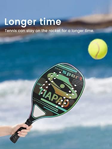 Beach Tennis Racket Carbon,Beach Tennis Paddle With EVA Memory Foam ...
