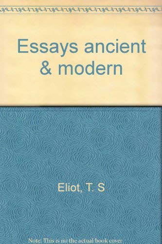 Essays ancient & modern: 9780838320570: Amazon.com: Books