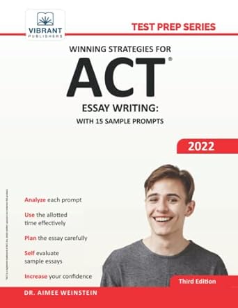 Winning Strategies For ACT Essay Writing: With 15 Sample Prompts (Test ...