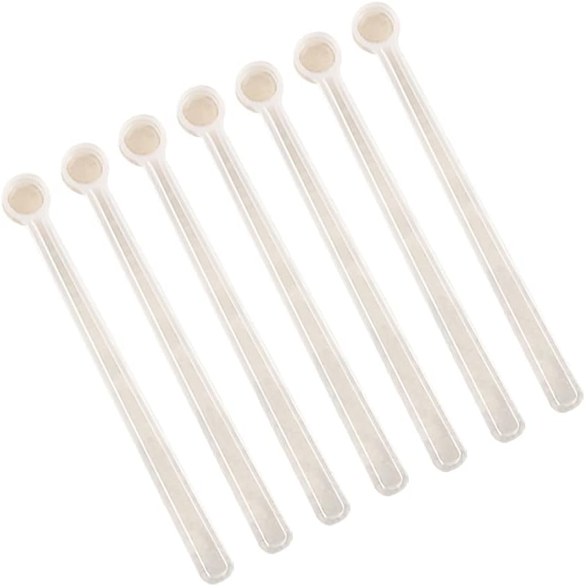 Amazon.com: 100 Pcs 0.25ml Plastic Mini Measuring Spoons Micro Teaspoon ...