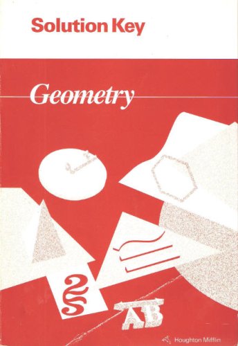 Houghton Mifflin - Geometry - Solution Key [Solutions Manual]: Brown ...