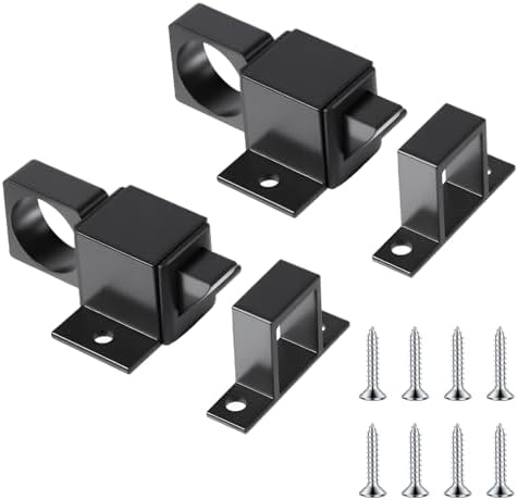 2 Packs Self-Closing Latch Black Spring Door Lockes Black Metal Spring ...