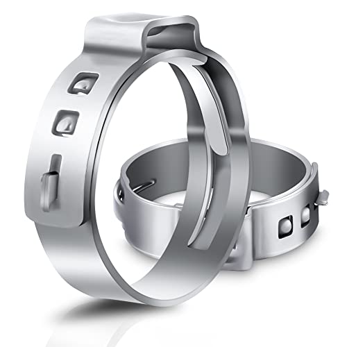 Snapklik.com : 50 PCS 1/2 Inch PEX Cinch Clamps Rings, 304 Stainless ...
