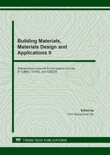 Buy Building Materials, Materials Design and Applications II: Volume ...