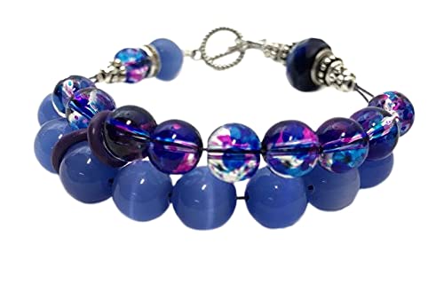 Amazon.com: Blue Abacus Counting Bracelet Knitting Row Counter ...