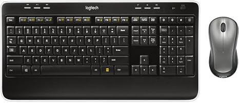 Amazon.com: Logitech MK520 Wireless Keyboard and Mouse Combo - Black ...