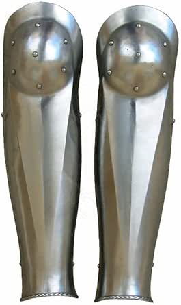Amazon.com: Medieval Steel Greaves Wearable Armor Fantasy LARP or ...