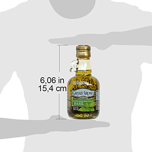 Mantova Grand’Aroma Basil Flavored Extra Virgin Olive Oil, Made In ...