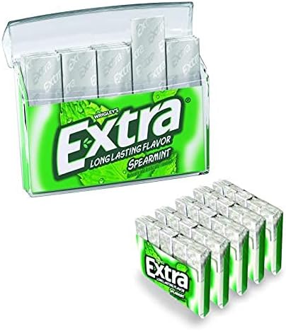 Amazon.com : EXTRA Refreshers Spearmint Chewing Gum, 40 Pieces (Pack of ...