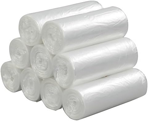 Clear Kitchen Garbage Bags 30L: Biodegradable Garbage Bags 8 Gallon Eco ...