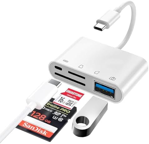 Amazon.com: USB C SD/Micro SD Card Reader with USB 3.0 Port, 3-in-1 USB ...