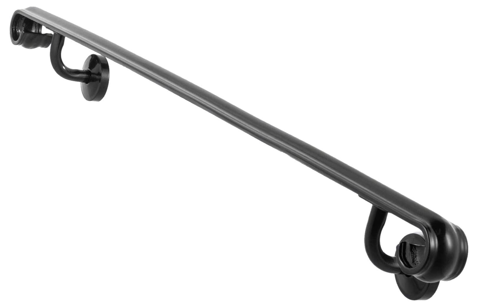 Buy Happybuy Stair Handrail Three Step Stair Rail 3ft Length Modern ...