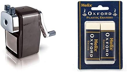Helix Metal Desktop Sharpener for Standard and Jumbo Pencils (Assorted ...