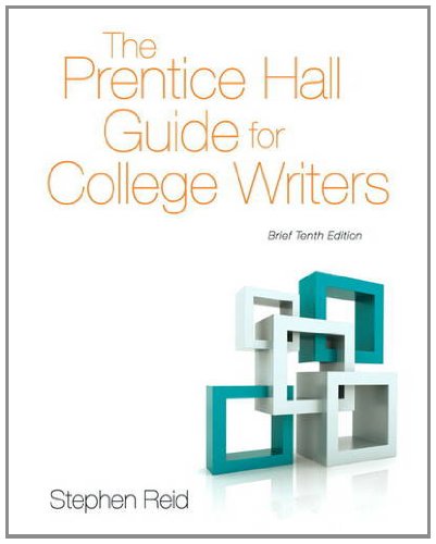 Amazon.com: The Prentice Hall Guide for College Writers: Brief Edition ...