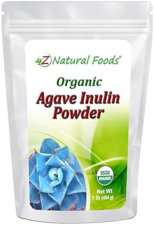 Amazon.com : Z Natural Foods Organic Agave Inulin Powder, Natural Fiber ...