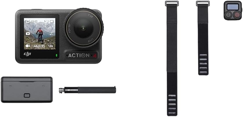 Amazon | DJI アクションカメラ Osmo Action 4 アドベンチャーコンボ + GPS内蔵 Bluetoothリモコン | ウェアラブルカメラ・アクションカム 通販