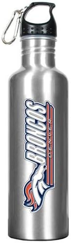 Amazon.com : Denver Broncos 34oz Silver Aluminum Water Bottle : Sports ...