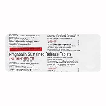 Pbren-SR 75 - Strip of 10 Tablets : Amazon.in: Health & Personal Care
