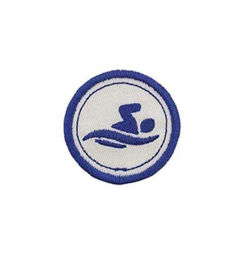 Amazon.com: Merit Badge Patch- 2" Iron On Swimming Patch : Clothing ...