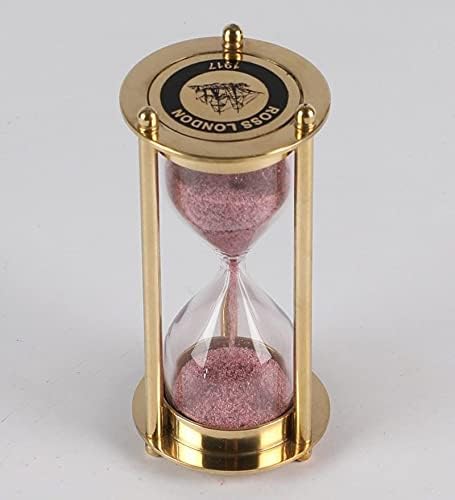 Brass Sand Timer Hour Glass Sand Glass Clock Ideal for Exercise Tea ...