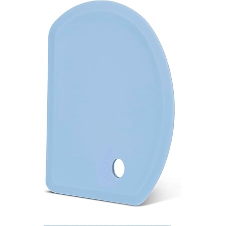 Lazymi Flexible Silicone Dough Scraper Cutter, Large (15.2×10.9CM ...