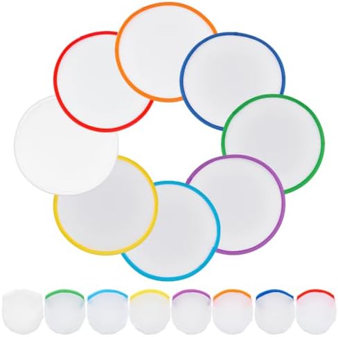 Amazon.com: BENECREAT 30Pcs White Foldable Flying Disc Fans, 9.8inch ...