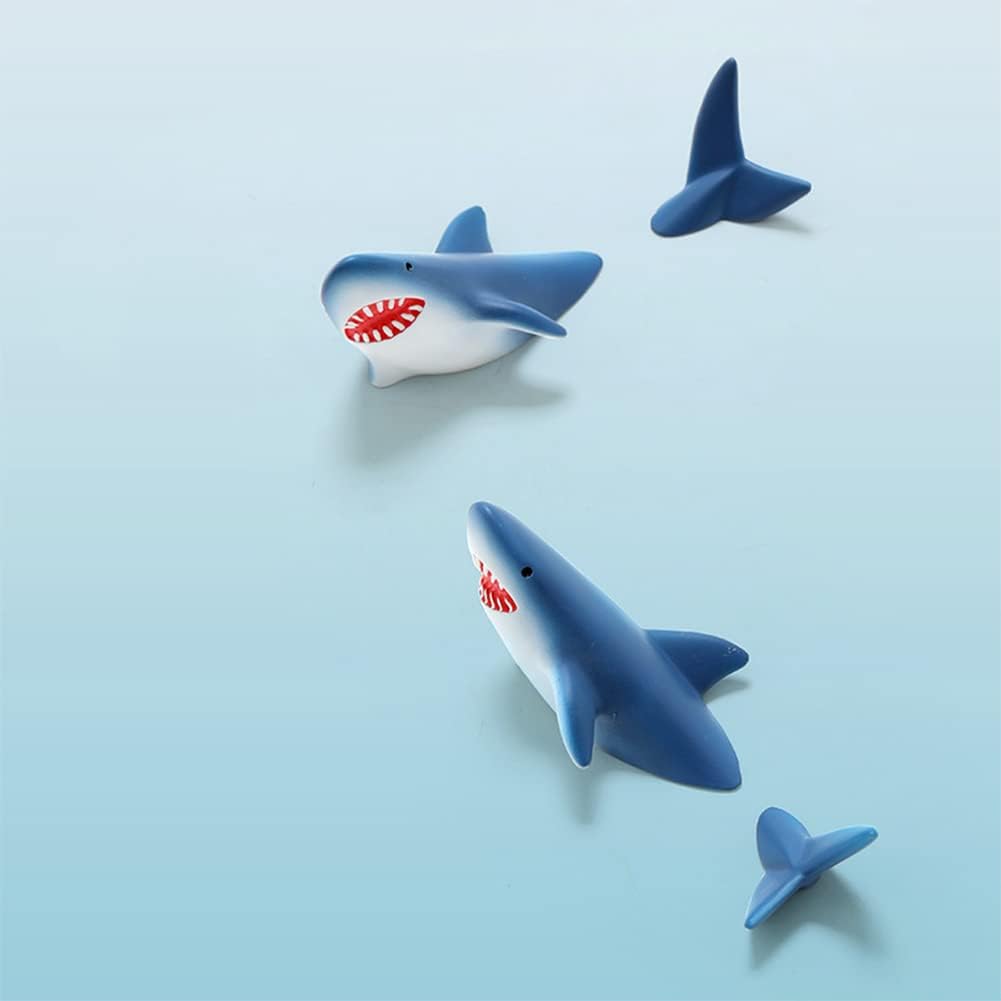 Amazon.com: 2 Set of Shark Fridge Magnets, Cute Shark Refrigerator ...