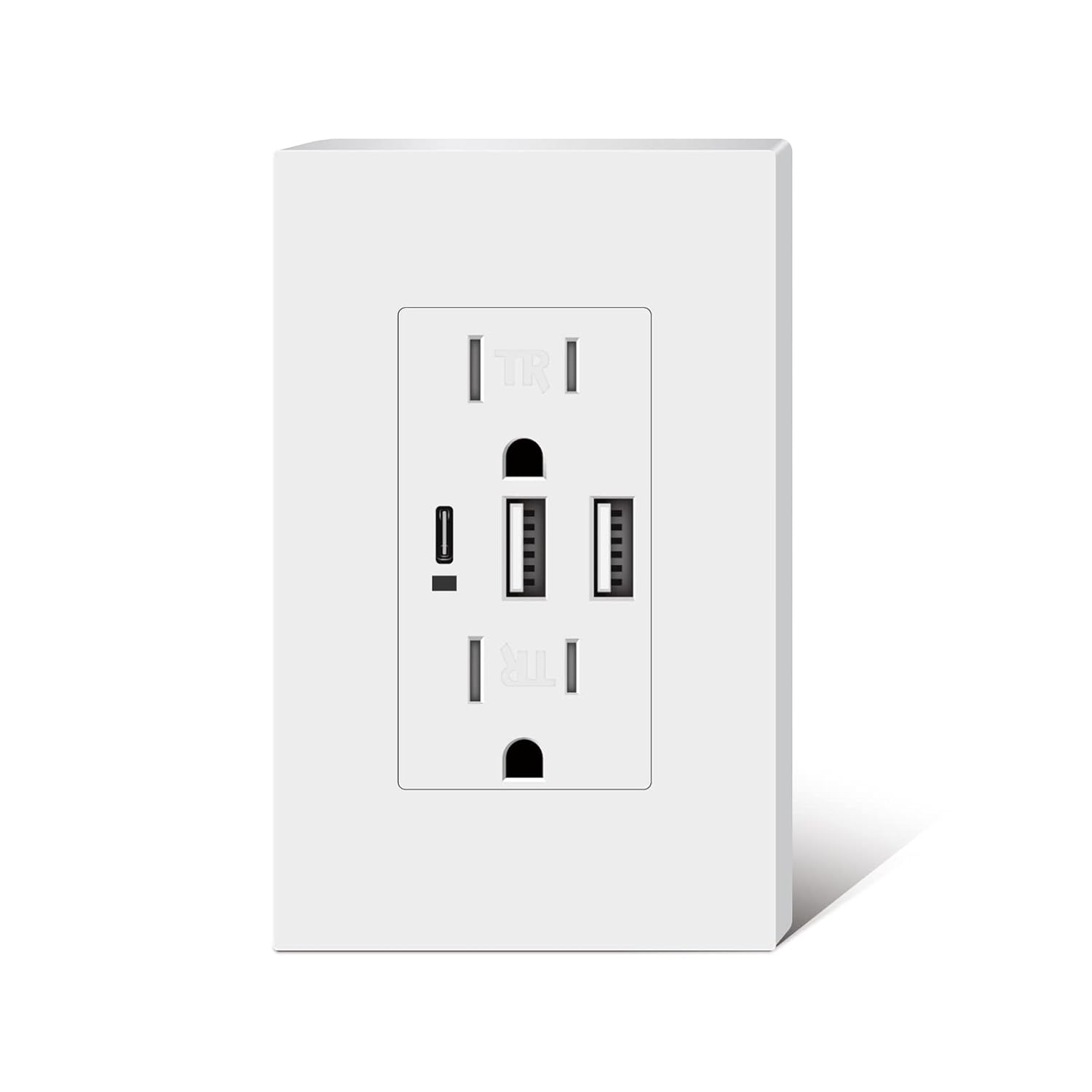 TOPELER USB C Wall Outlet with 3 USB Port, Tamper Nepal | Ubuy