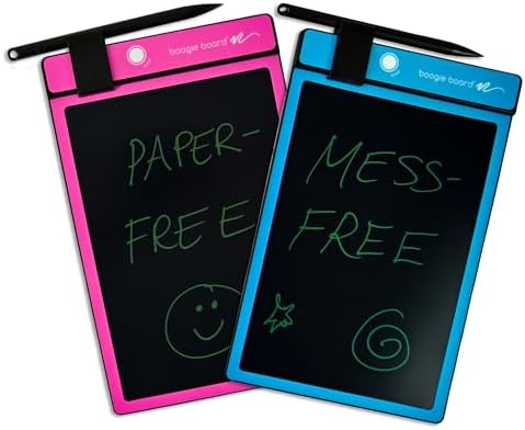 Amazon.com: Boogie Board Basics Reusable Writing Pad, 2-Pack – Digital ...