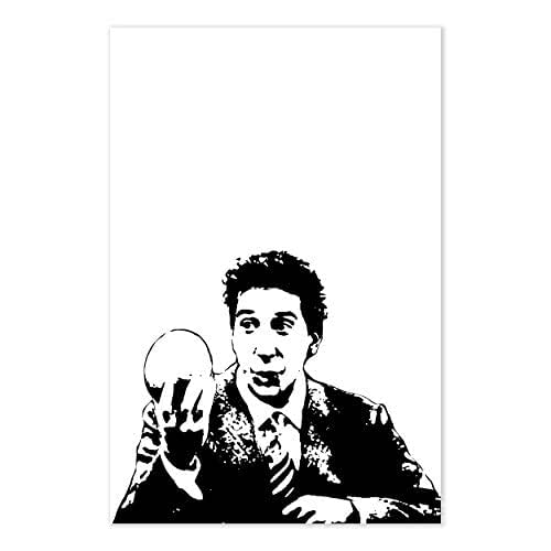 Amazon.com: Ross Geller Friends TV Show Poster - Funny Paleontologist ...