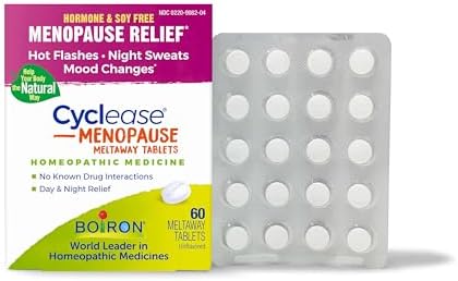 Amazon.com: Boiron Cyclease Menopause Tablets for Relief of Hot Flashes ...