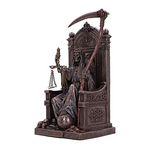 Nemesis Now Santa Muerte’s Throne Figurine, Bronze, 22cm – BigaMart
