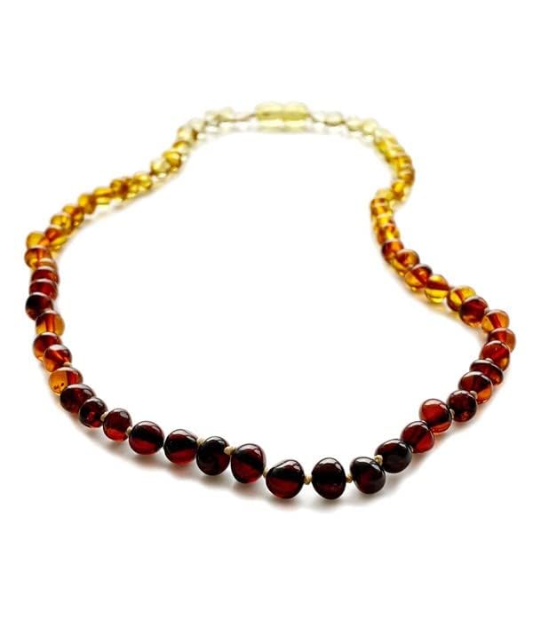Amazon.com: Amberistan Rainbow Amber Necklace for Women - HandMade ...