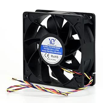 Amazon.com: Miner Cooling Fan 7000 RPM, Cooling Fan 4 Pin PWM ...