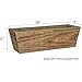 Amazon.com : Wood Window Box Planter - Buffalo Brown : Patio, Lawn & Garden
